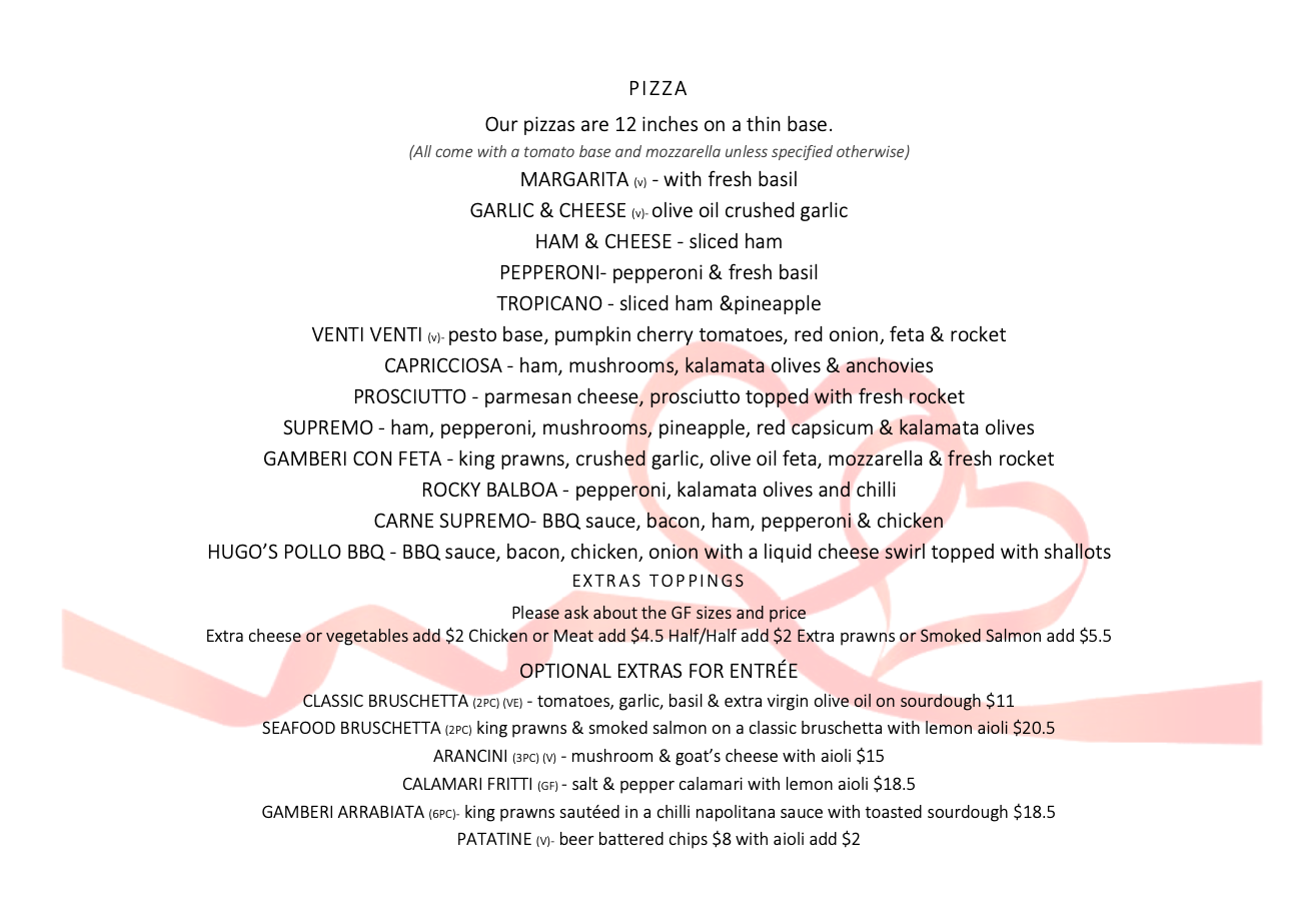 Sharing Menu back – Sienna's Restaurant