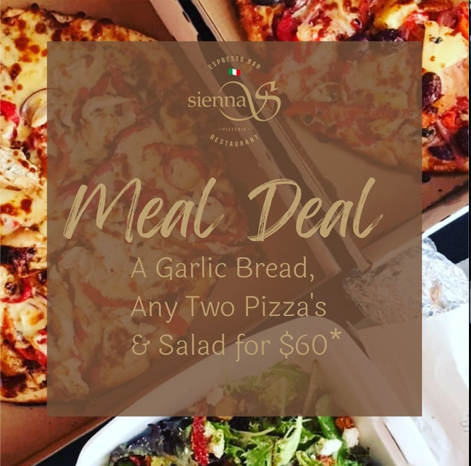 Sienna's Pizzeria Bar & Restaurant – Serving Italian cuisine since 2010.