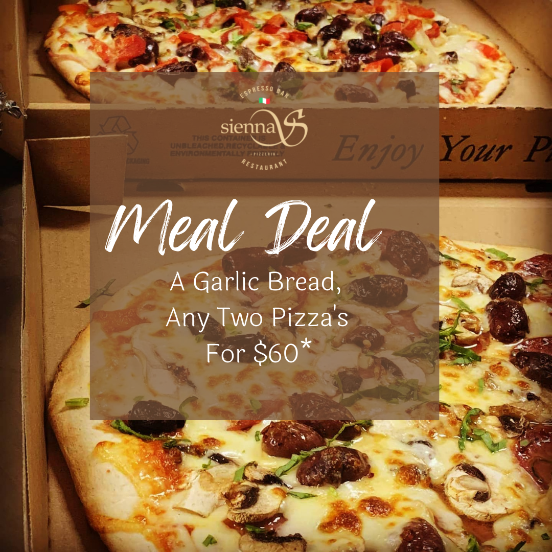 Sienna's Pizzeria Bar & Restaurant – Serving Italian cuisine since 2010.