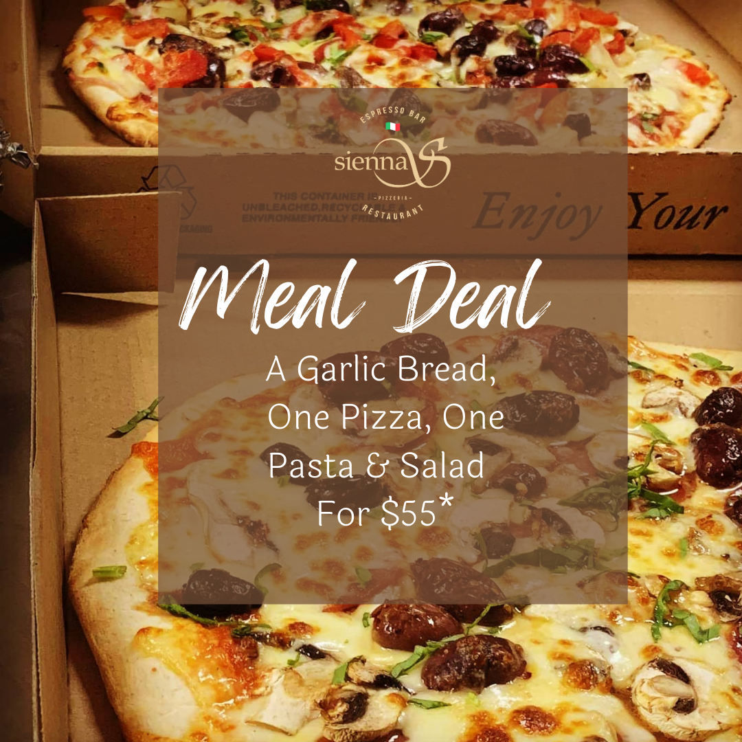 Sienna's Pizzeria Bar & Restaurant – Serving Italian cuisine since 2010.